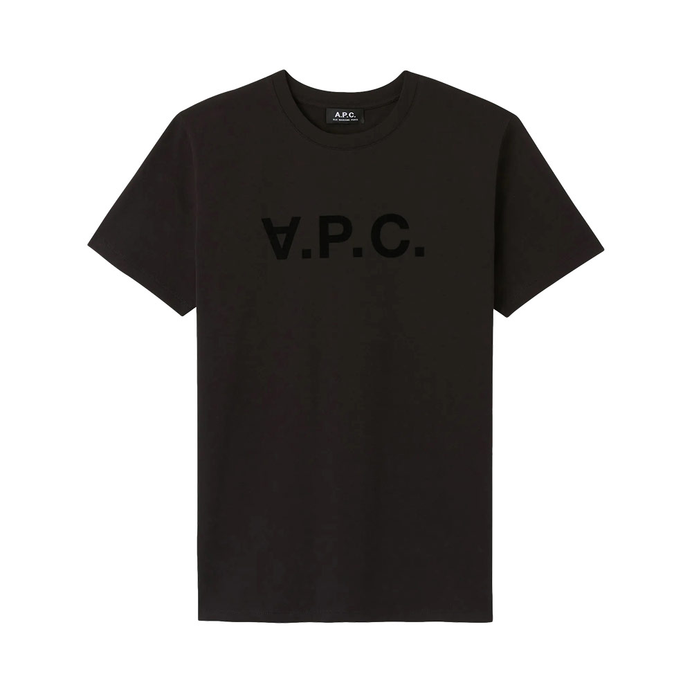 A.P.C VPC Logo T-Shirt Black – voilà.id
