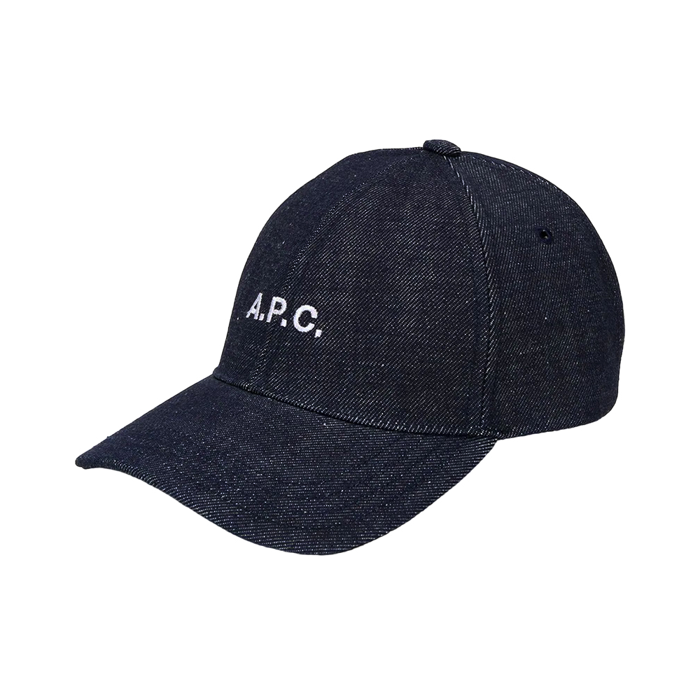 A.P.C Charlie Denim Cap Indigo – voilà.id