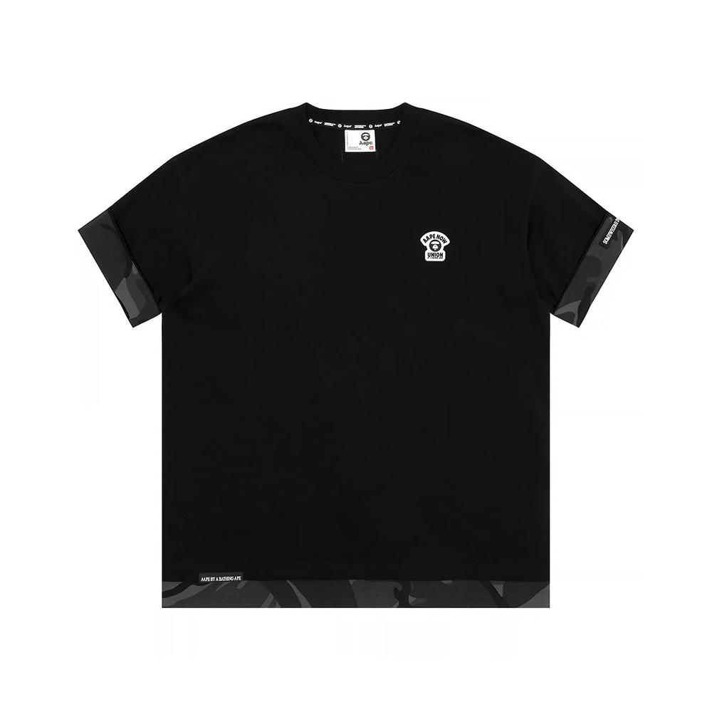 AAPE BY BATHING APE Fancy Main T-Shirt Black – voilà.id