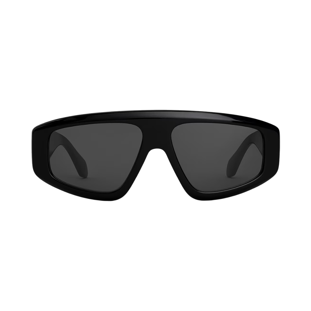 Alaïa Aviator Mask Metal Sunglasses Lenses Black – voilà.id