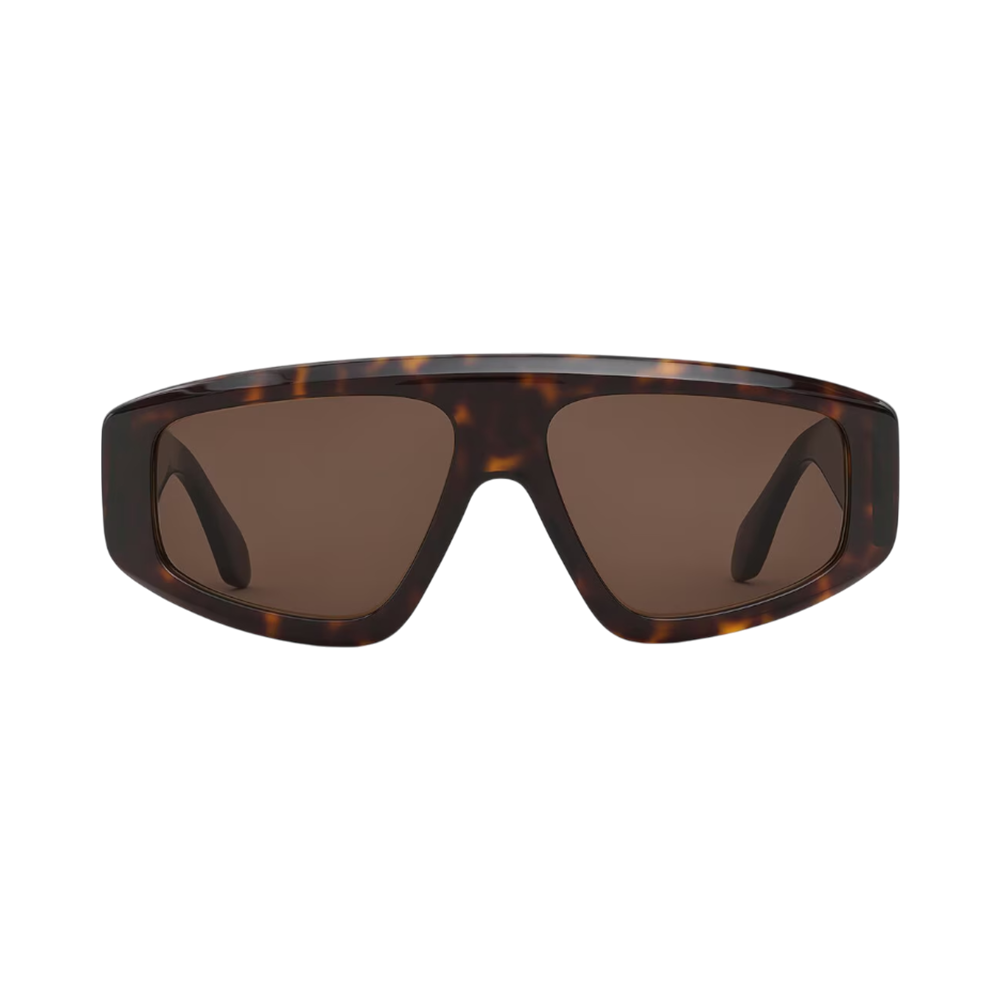 Alaïa Aviator Mask Metal Sunglasses Lenses Brown – voilà.id