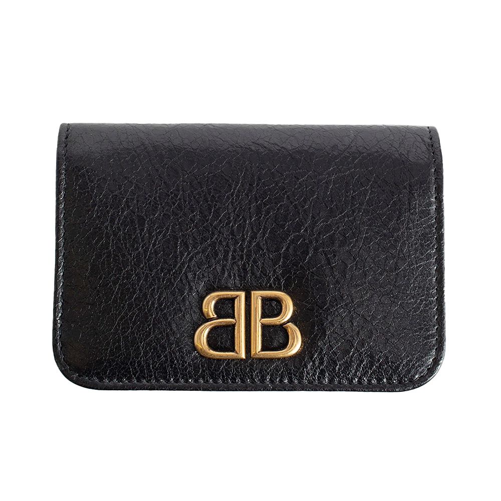 Balenciaga BB Flap Wallet Lambskin Black – voilà.id