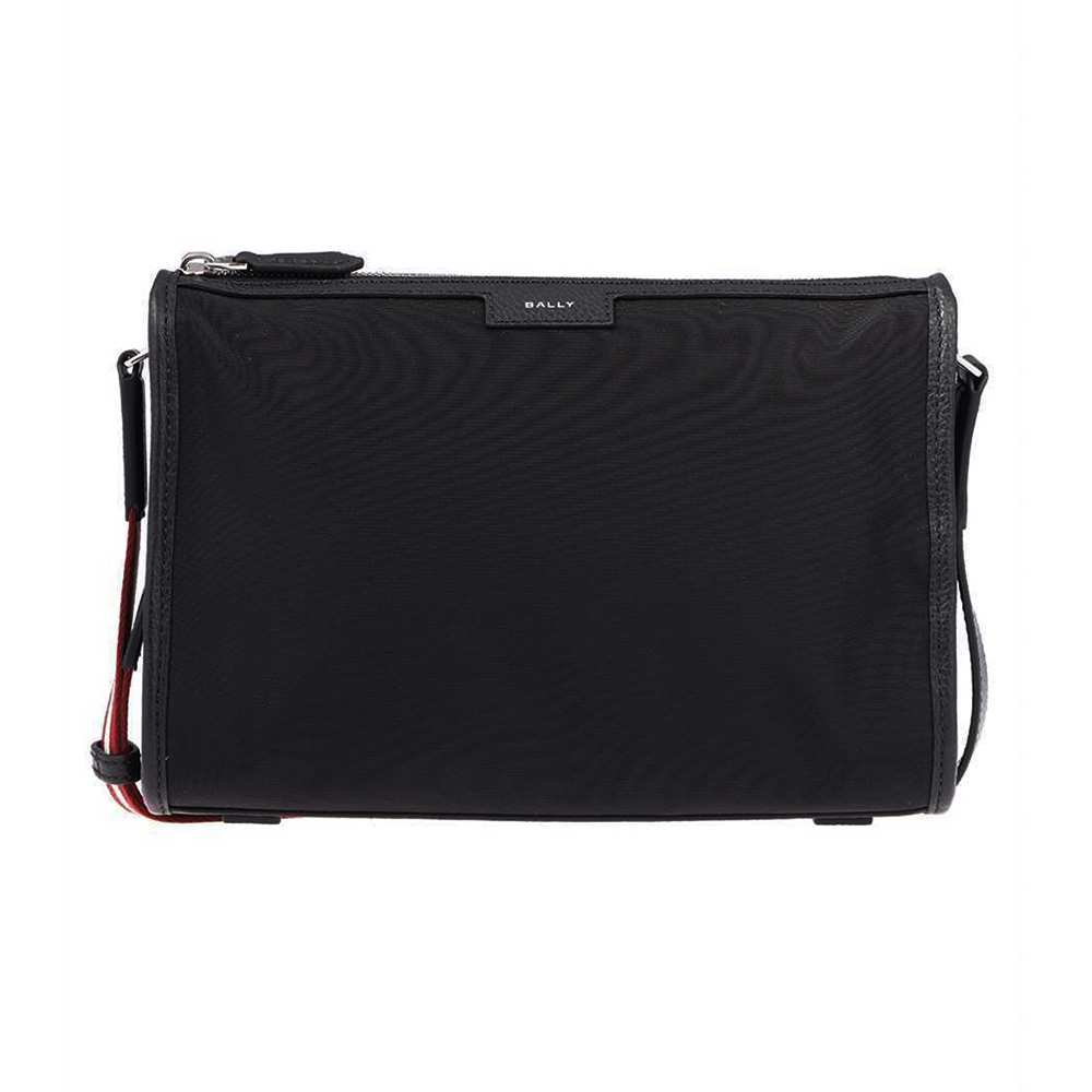 Bally Code Nylon Small Messenger Bag Black – voilà.id