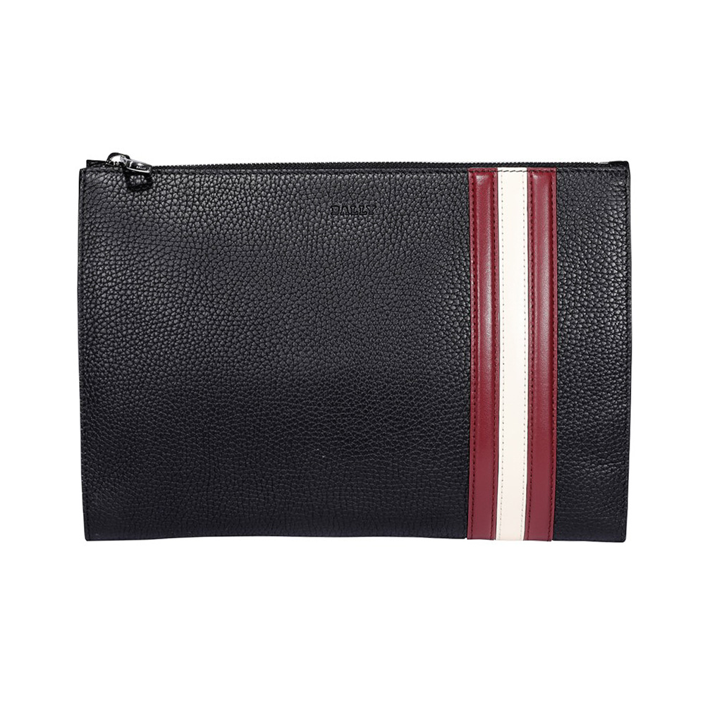 Bally Curtz Clutch Bag Black Red – voilà.id