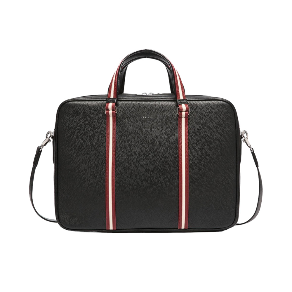Bally Code Luis Leather Briefcase Black – voilà.id