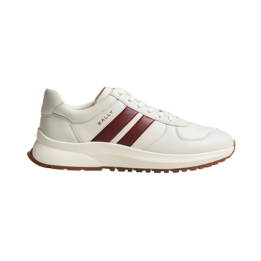Bally Darsyl Ribbon Calf Running Sneakers White Red – voilà.id