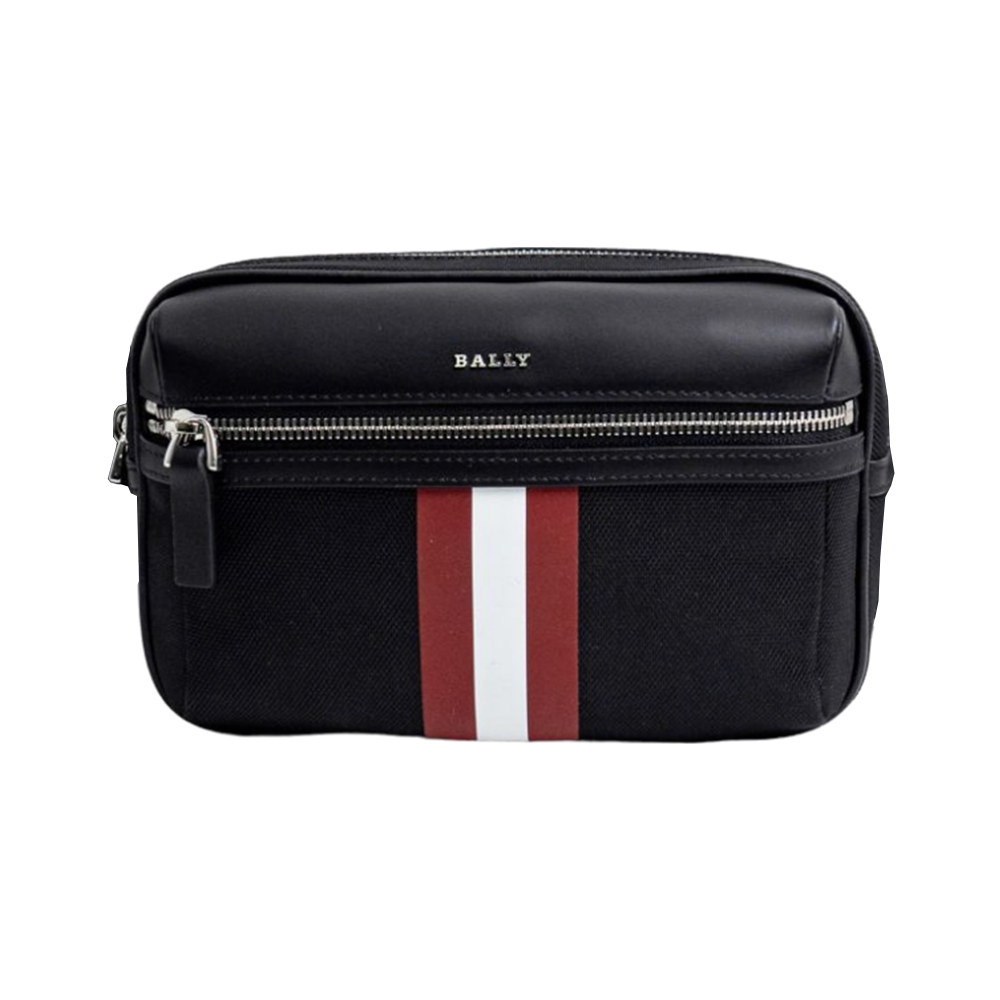 Bally Thate Belt Bag Black Red – voilà.id