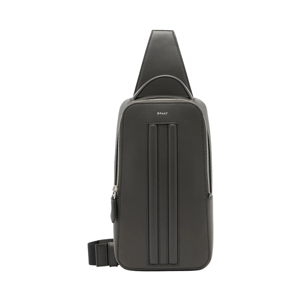 Bally Mythos One Shoulder Sling Bag Mid Grey – voilà.id