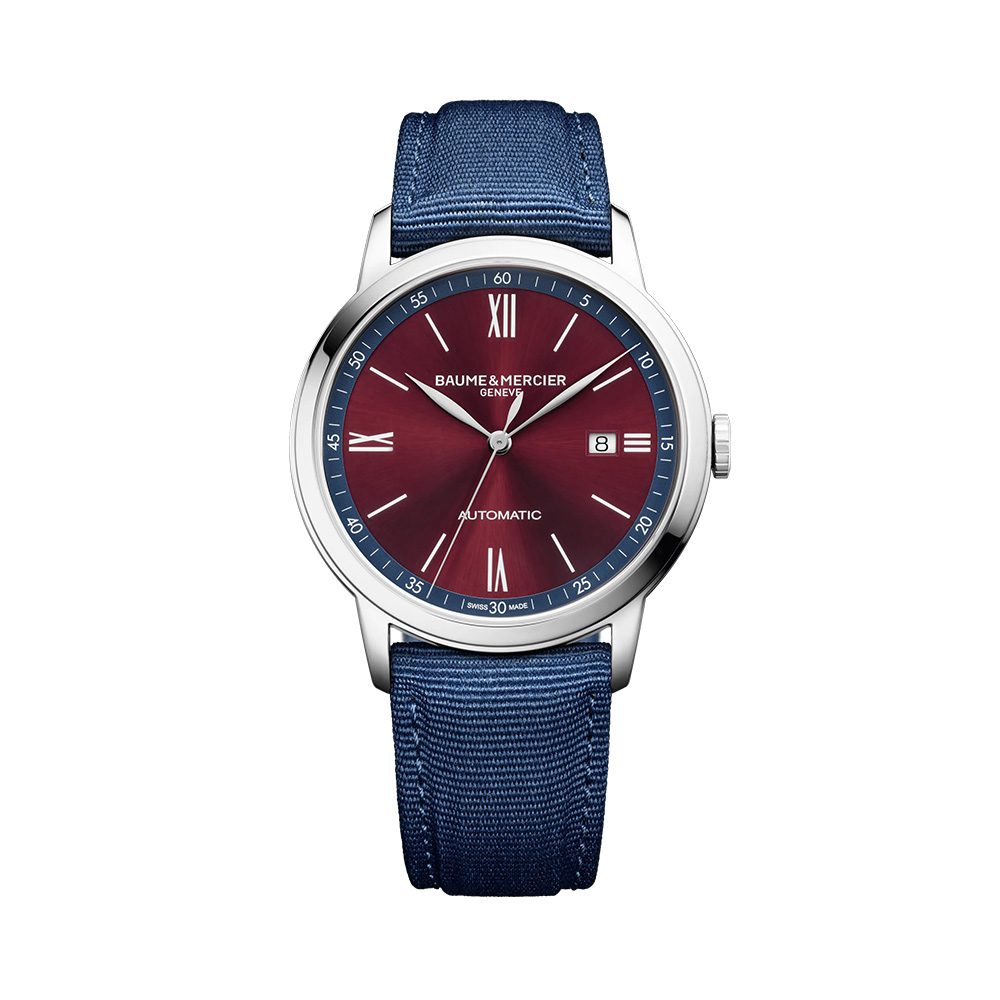 Baume & Mercier Classima 42 - M0A10694 Automatic Red Dial – voilà.id