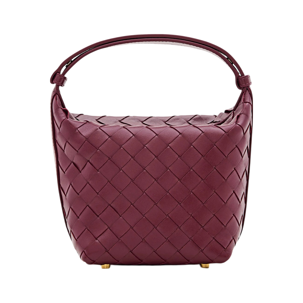 Bottega Veneta Candy Wallace Intrecciato Leather Handbag Barolo – voilà.id