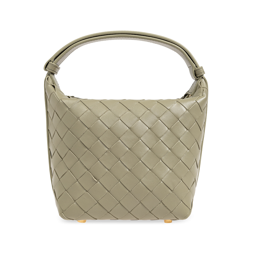 Bottega Veneta Candy Wallace Intrecciato Leather Handbag White – voilà.id