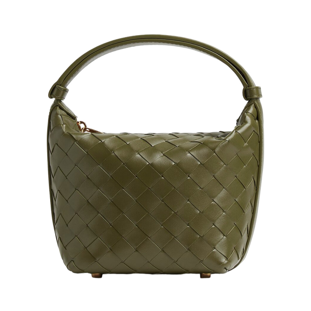 Bottega Veneta Candy Wallace Intrecciato Leather Handbag Barolo – voilà.id