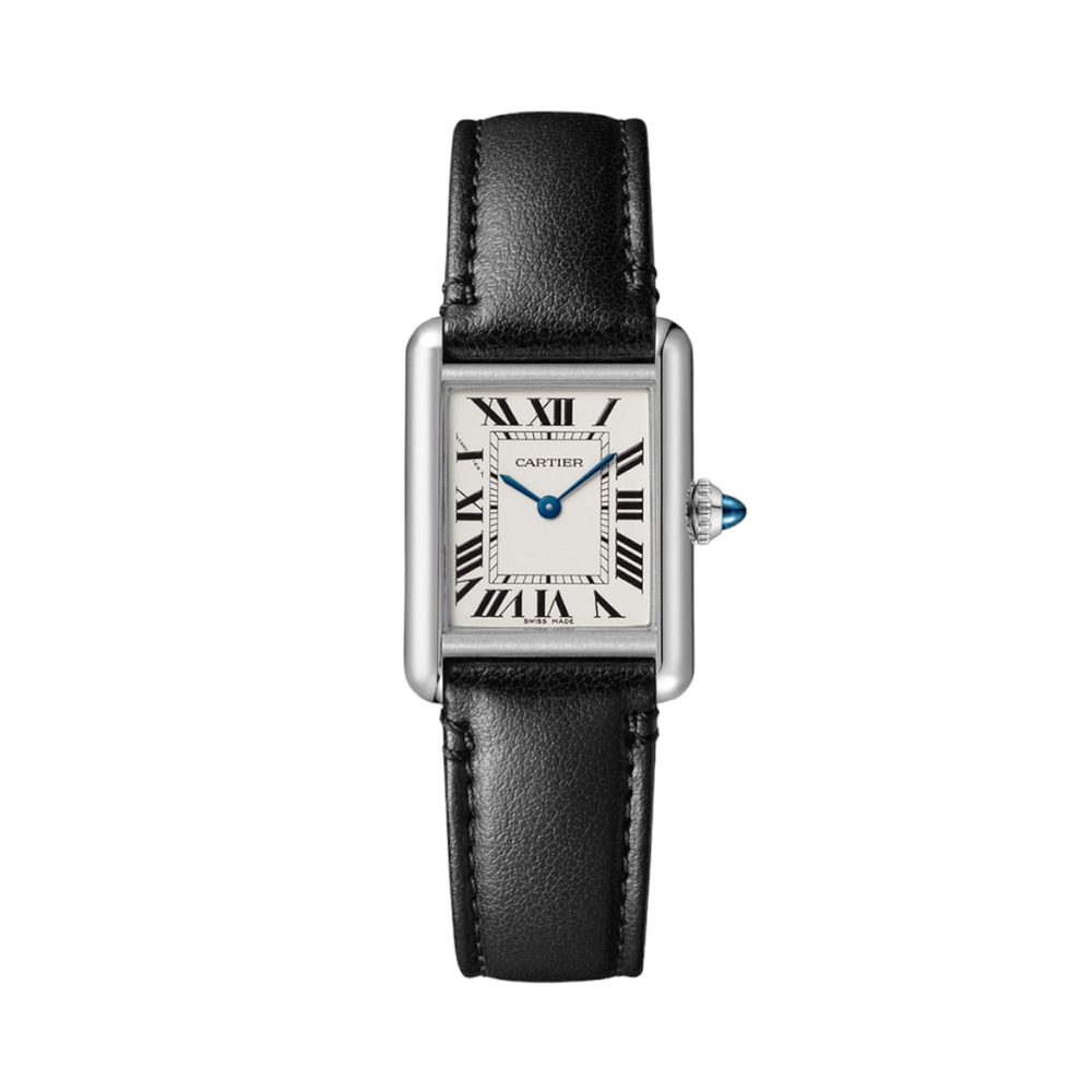 Cartier Tank Must Small 22 - WSTA0060 SolarBeat™ Black Leather Strap ...