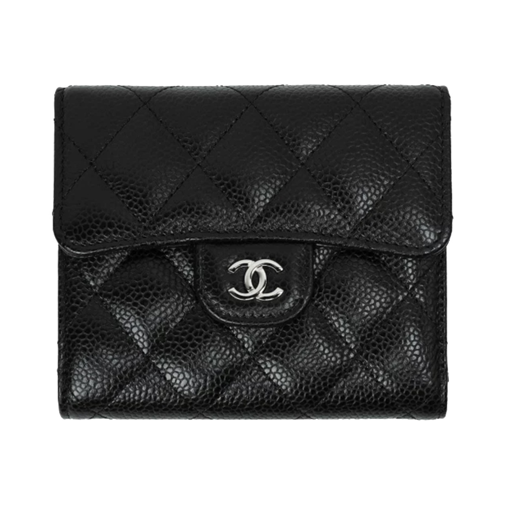 Chanel Classic Small Flap Wallet Caviar Black Shw – voilà.id