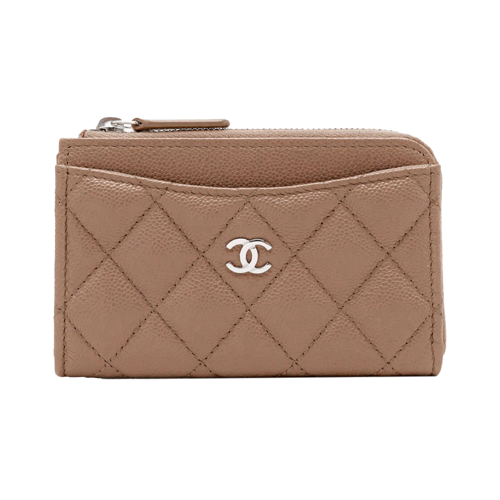Chanel Classic Zipper Caviar Card Holder Camel Shw – voilà.id