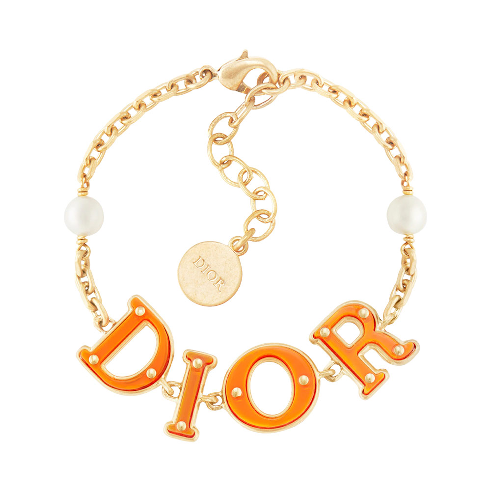Christian Dior (R)evolution Bracelet Gold Fluorescent Orange ...