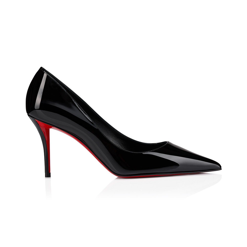 Christian Louboutin Miss Z 80mm Pumps Patent Calf Leather Black – voilà.id