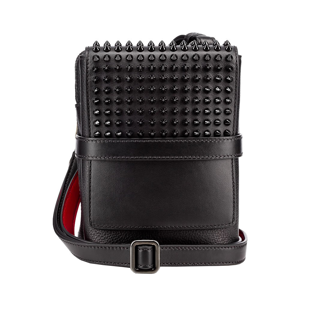 Christian Louboutin Benech Calf Leather Reporter Bag Black – voilà.id