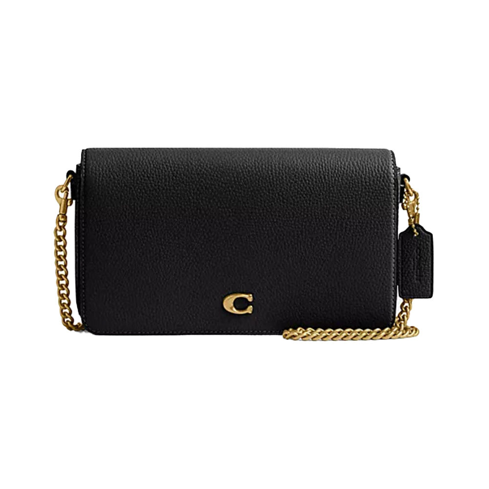 Coach Mila Crossbody Bag With Signature Canvas Brass Maple – voilà.id