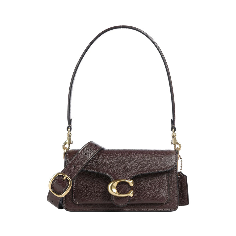 Coach Tabby 20 Polished Leather Shoulder Bag Maple Ghw – voilà.id