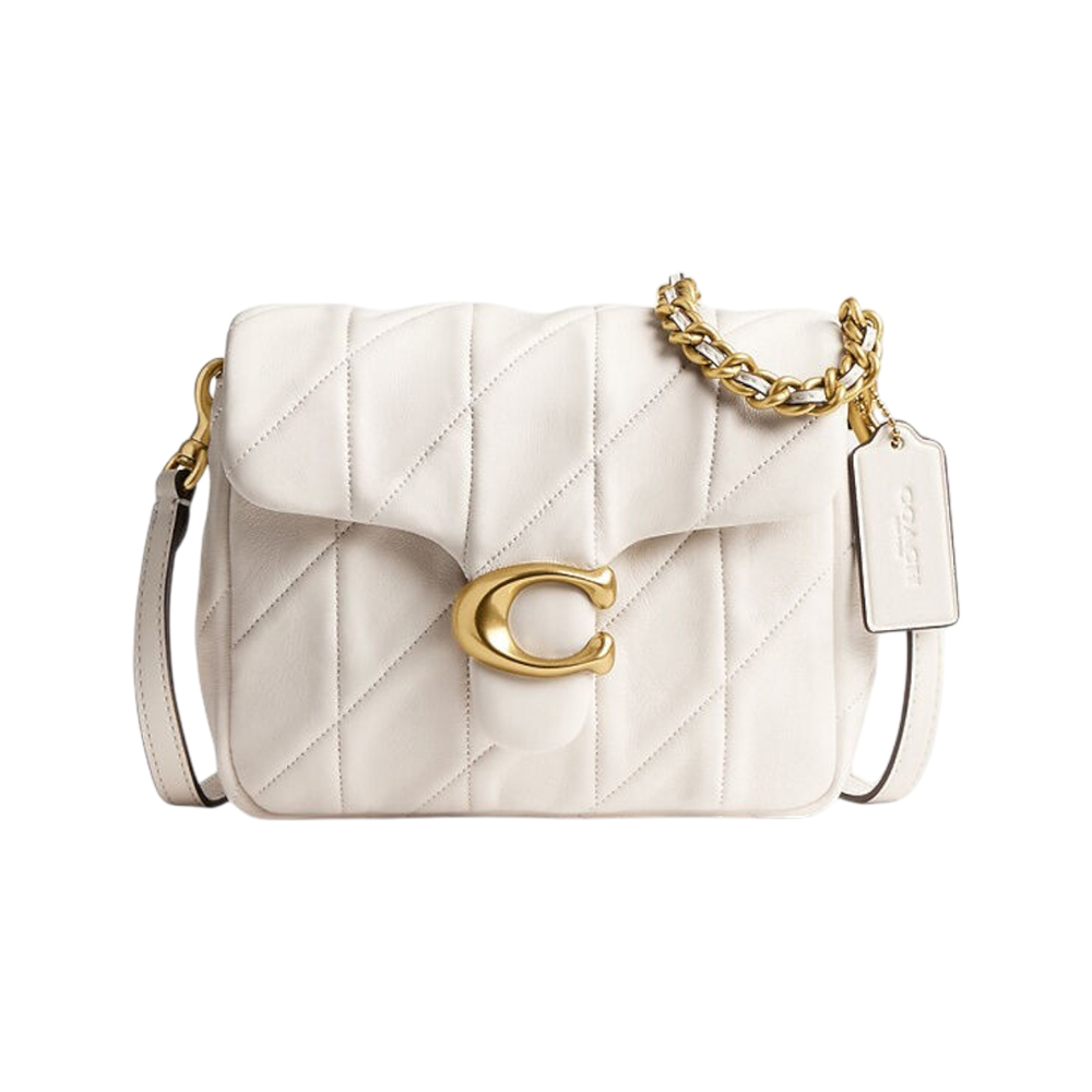 Coach Tabby 17 Time Square Quilted Washed Leather Bag Chalk – voilà.id