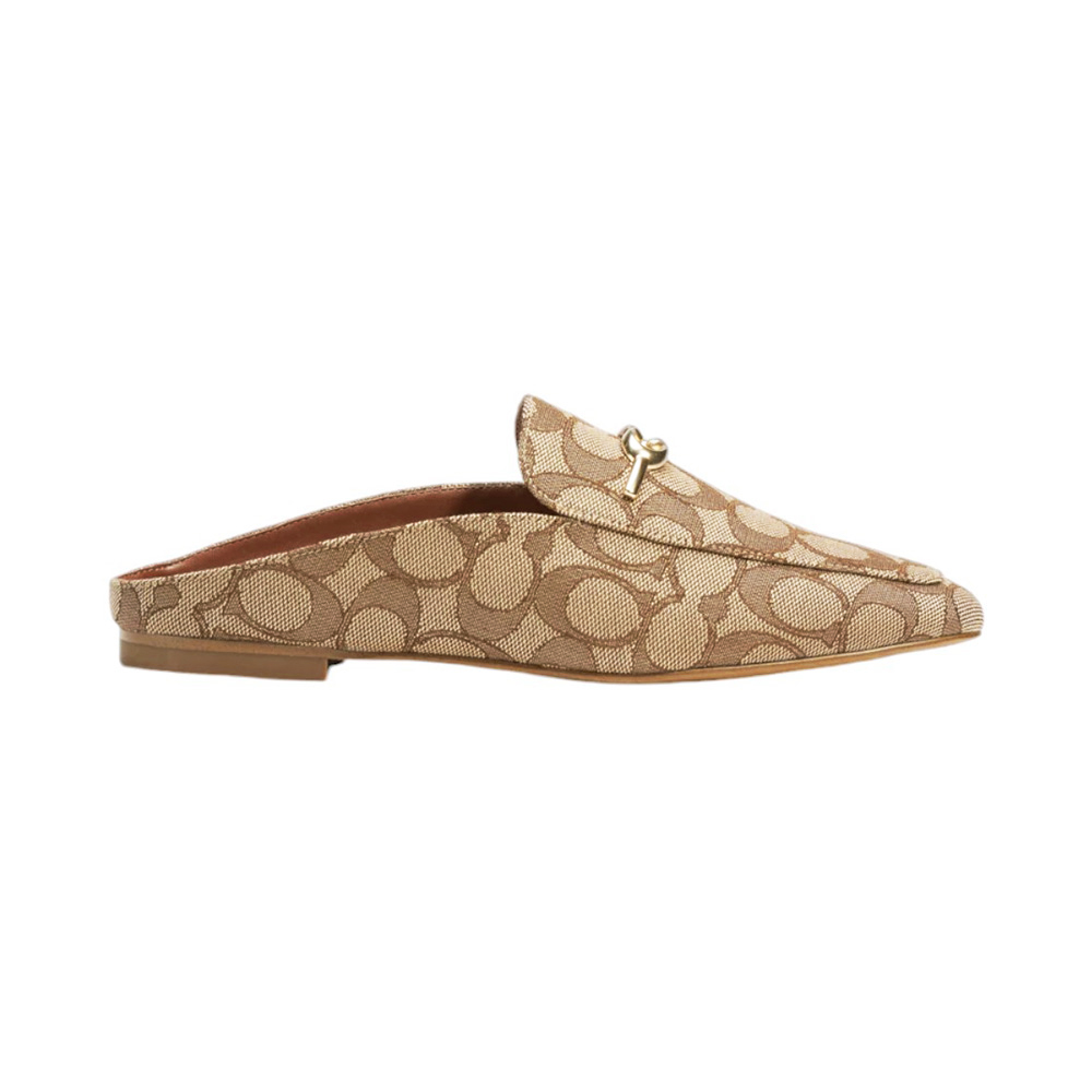 Coach Sienna Signature Slide Khaki/Saddle – voilà.id