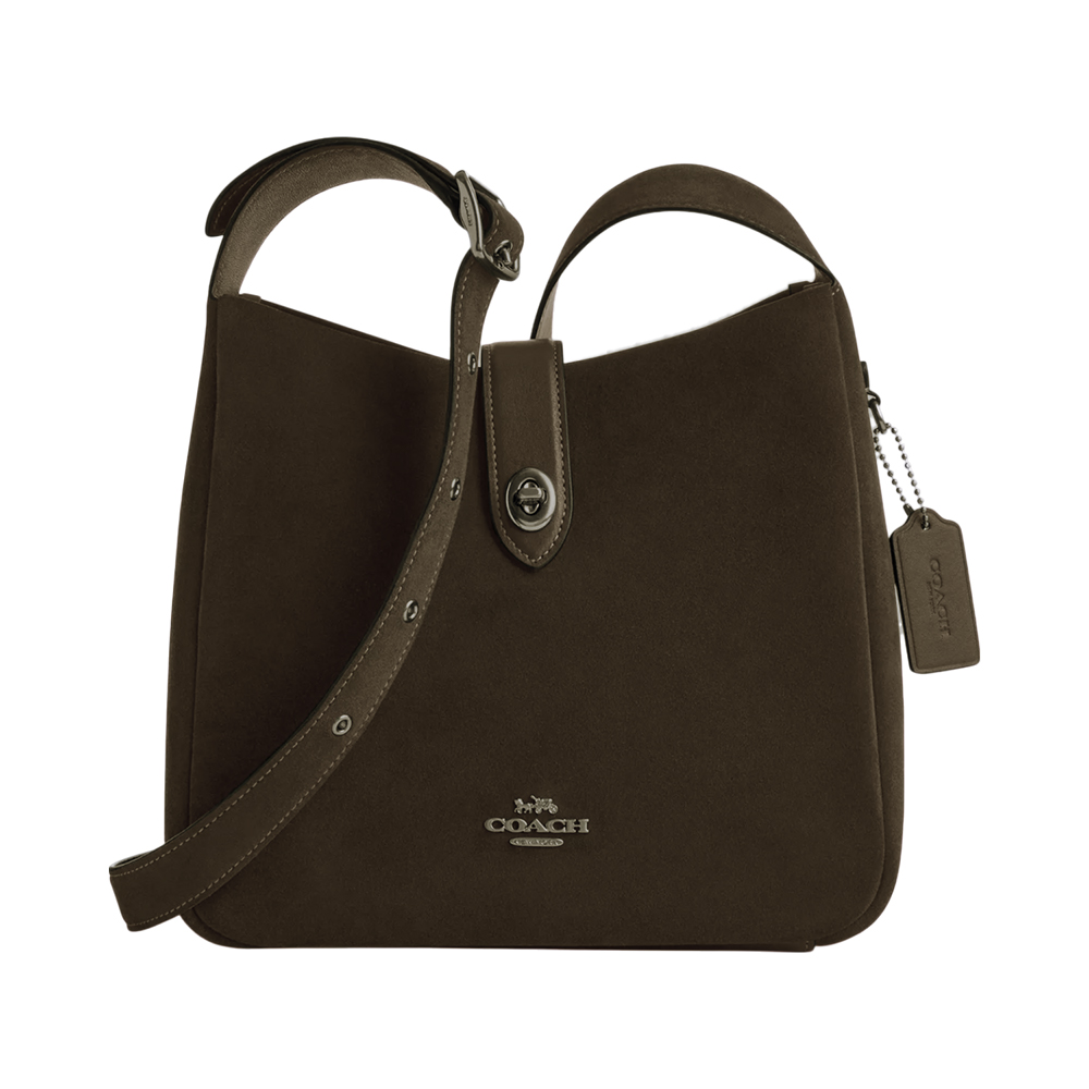 Coach Hadley Convertible Crossbody Bag in Suede Espresso Shw – voilà.id