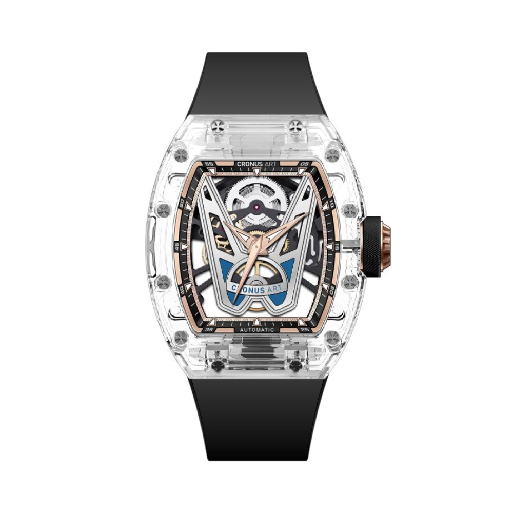 Cronus Art Victory 42 - CM001 Automatic Crystal Transparent Black ...