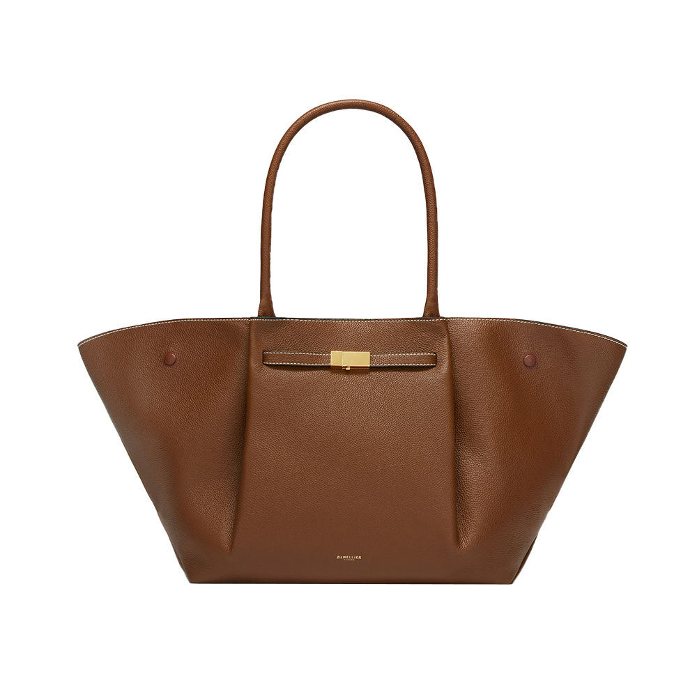 DeMellier The New York Tote Bag Grained Mocha – voilà.id