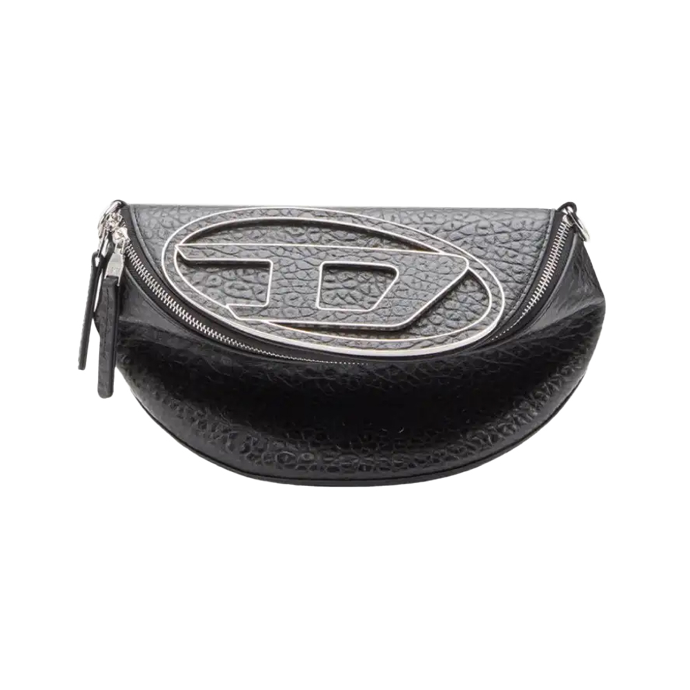 Diesel 1DR Crossbody Bag in Bubble Leather Black – voilà.id