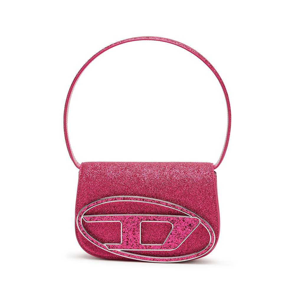 Diesel 1DR Iconic Glitter Fabric Shoulder Bag Hot Pink – voilà.id