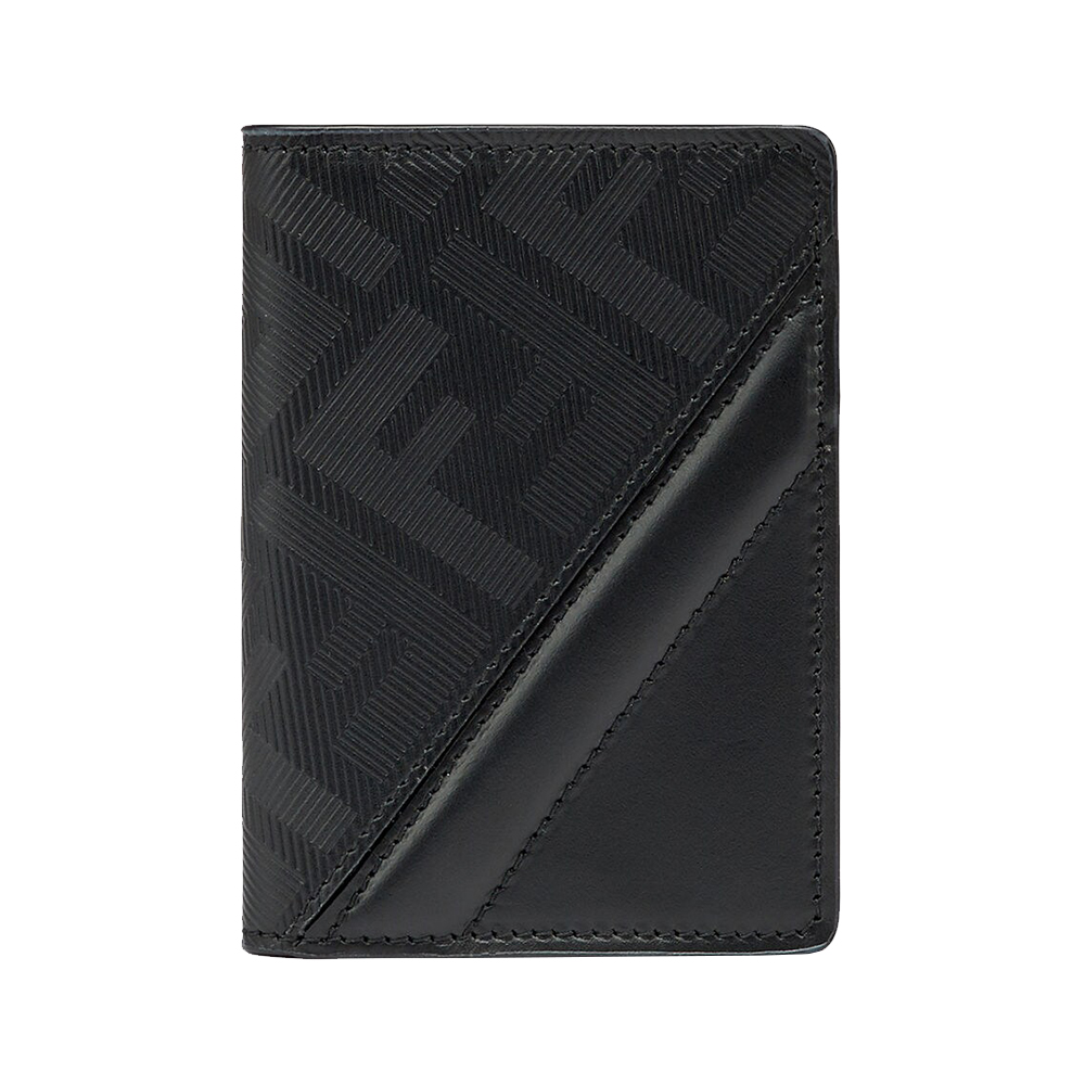 Fendi Shadow Diagonal Card Holder Black – voilà.id