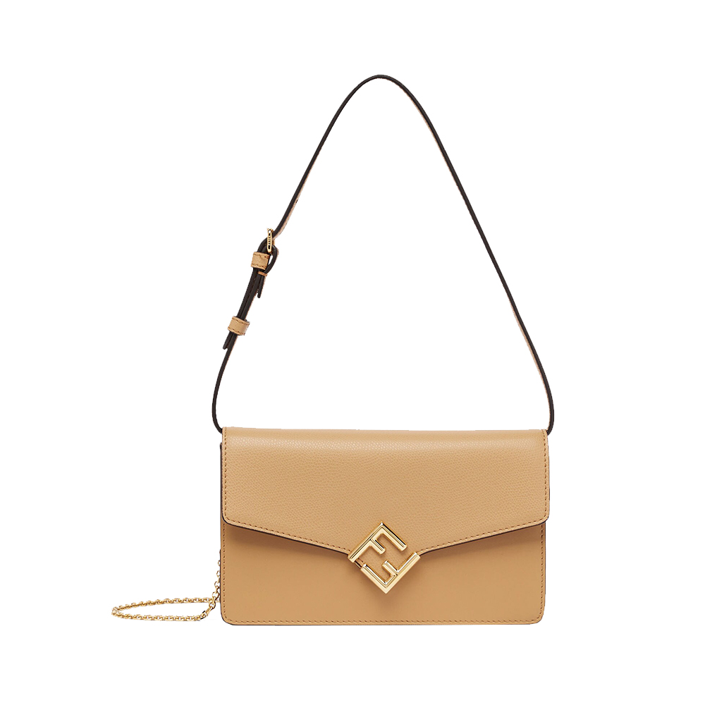 Fendi FF Diamonds Wallet On Chain Black – voilà.id