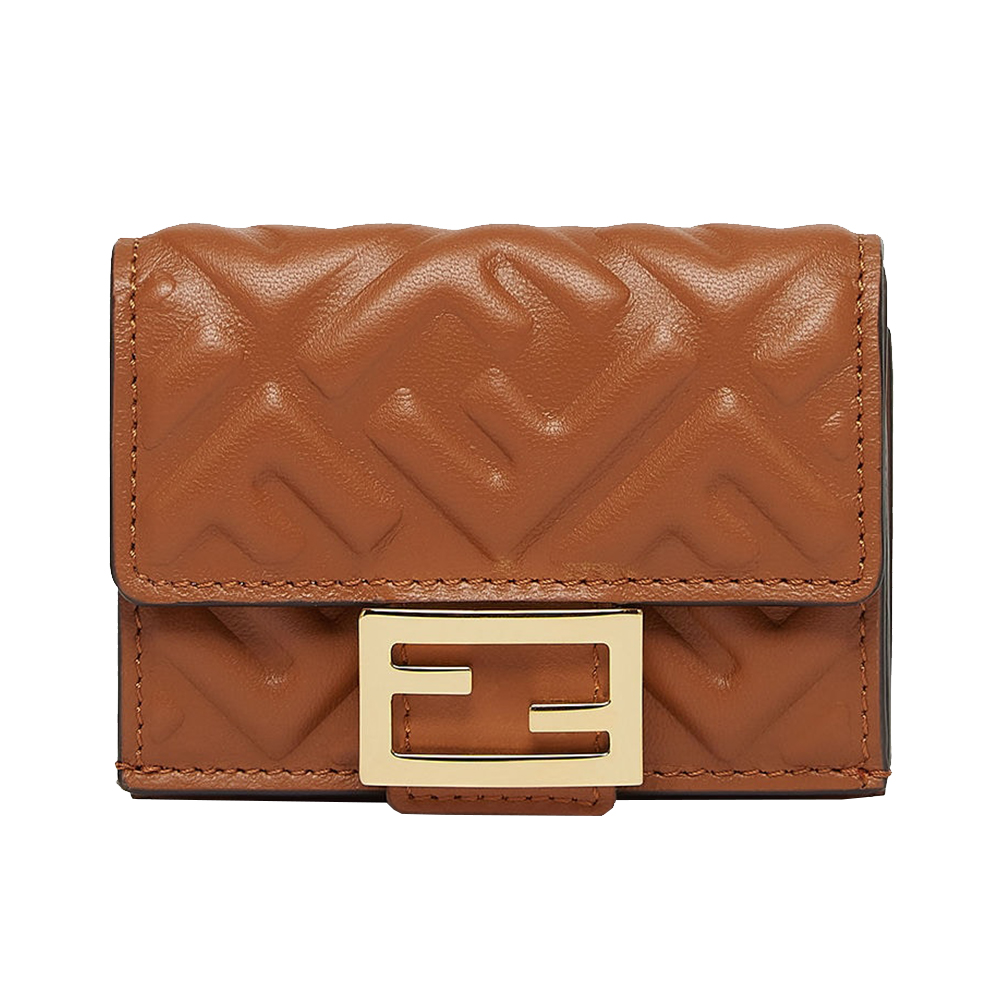 Fendi Micro Trifold Wallet Brown Ghw – voilà.id