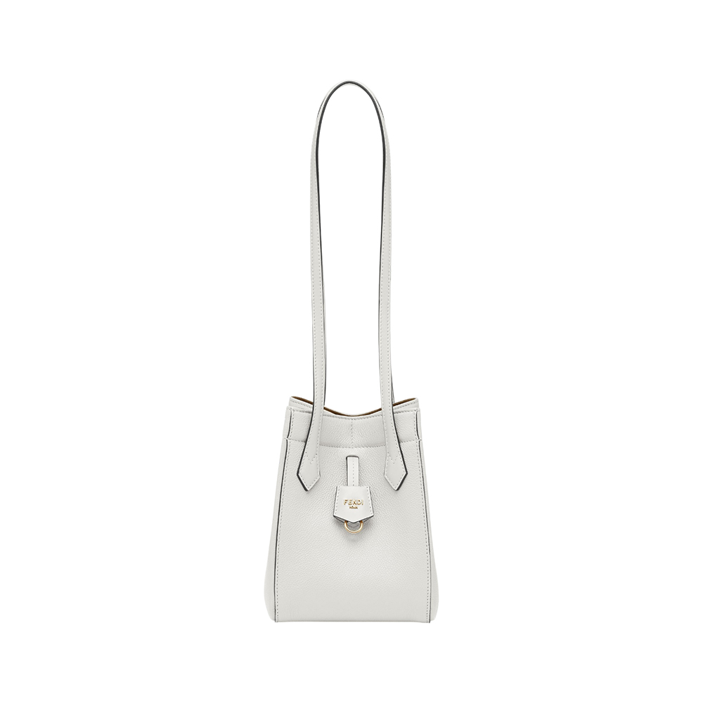 Fendi Origami Mini Leather Shoulder Bag White – voilà.id