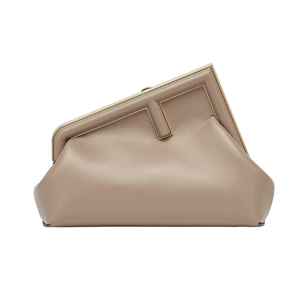 Fendi Small Model F First Bag Dove Beige Ghw – voilà.id