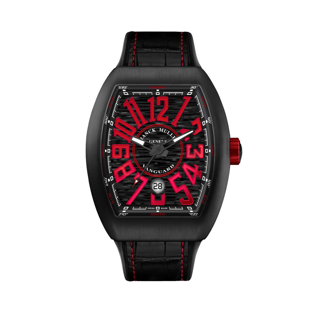 Franck Muller V45 Vanguard BU Black PVD Red – voilà.id