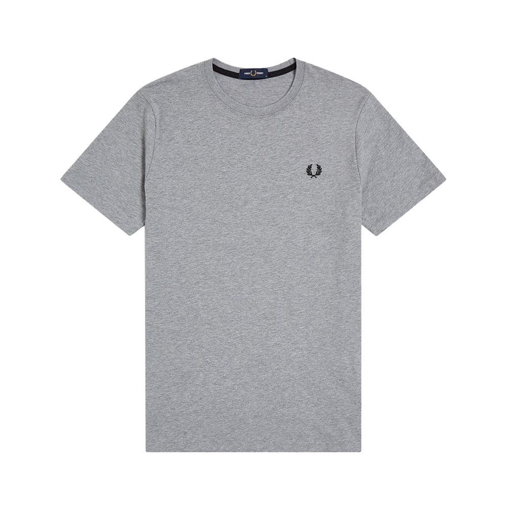 Fred Perry Crew Neck T-Shirt Steel Navy/White – voilà.id