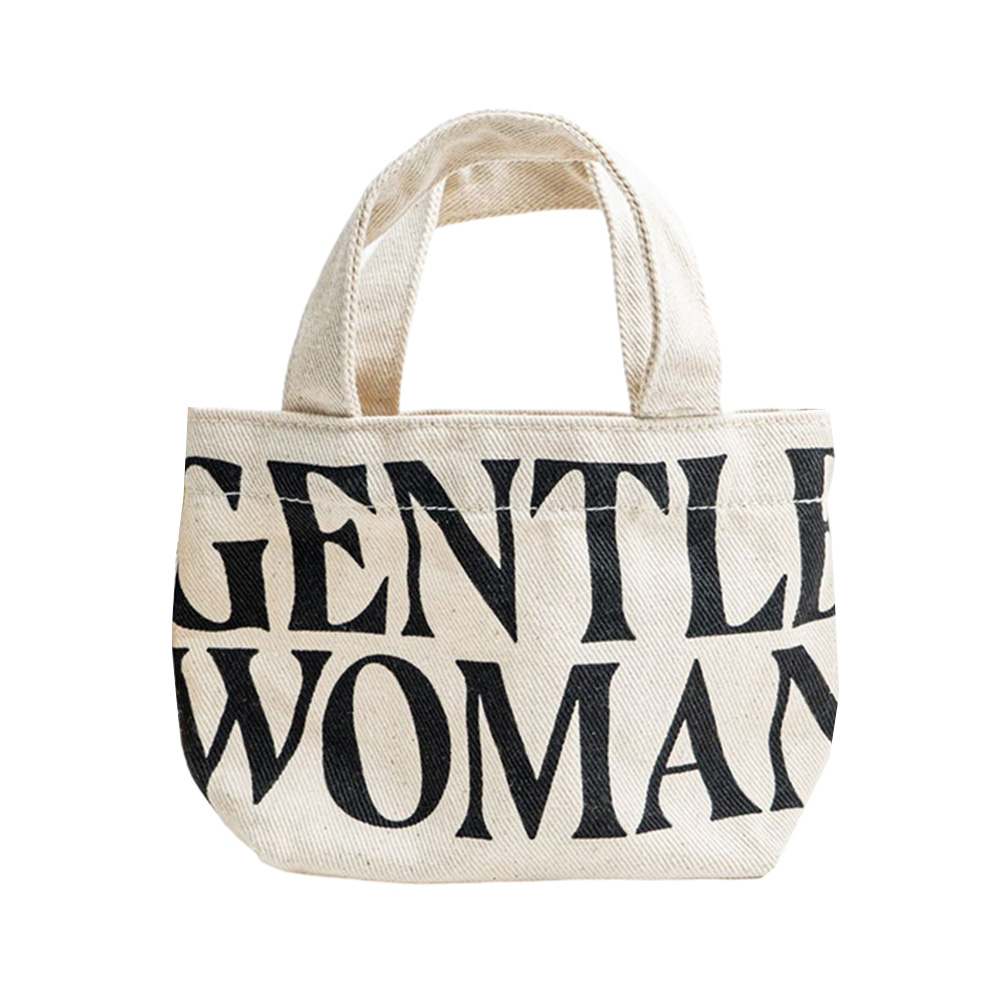Gentlewoman Micro Tote Bag Cream Black – voilà.id
