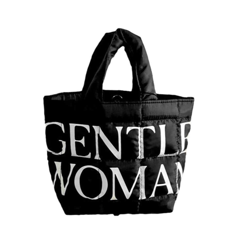 Gentlewoman Puffer Small Tote Bag Black – voilà.id