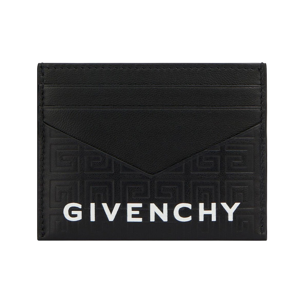 Givenchy G Cut Card Holder in 4G Leather Black – voilà.id