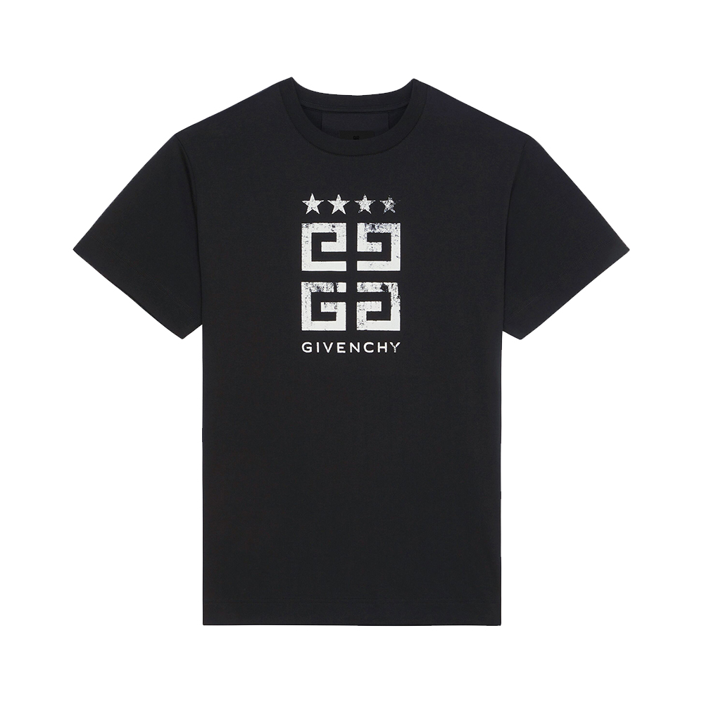 Givenchy 4G Stars Slim Fit T-Shirt Black – voilà.id