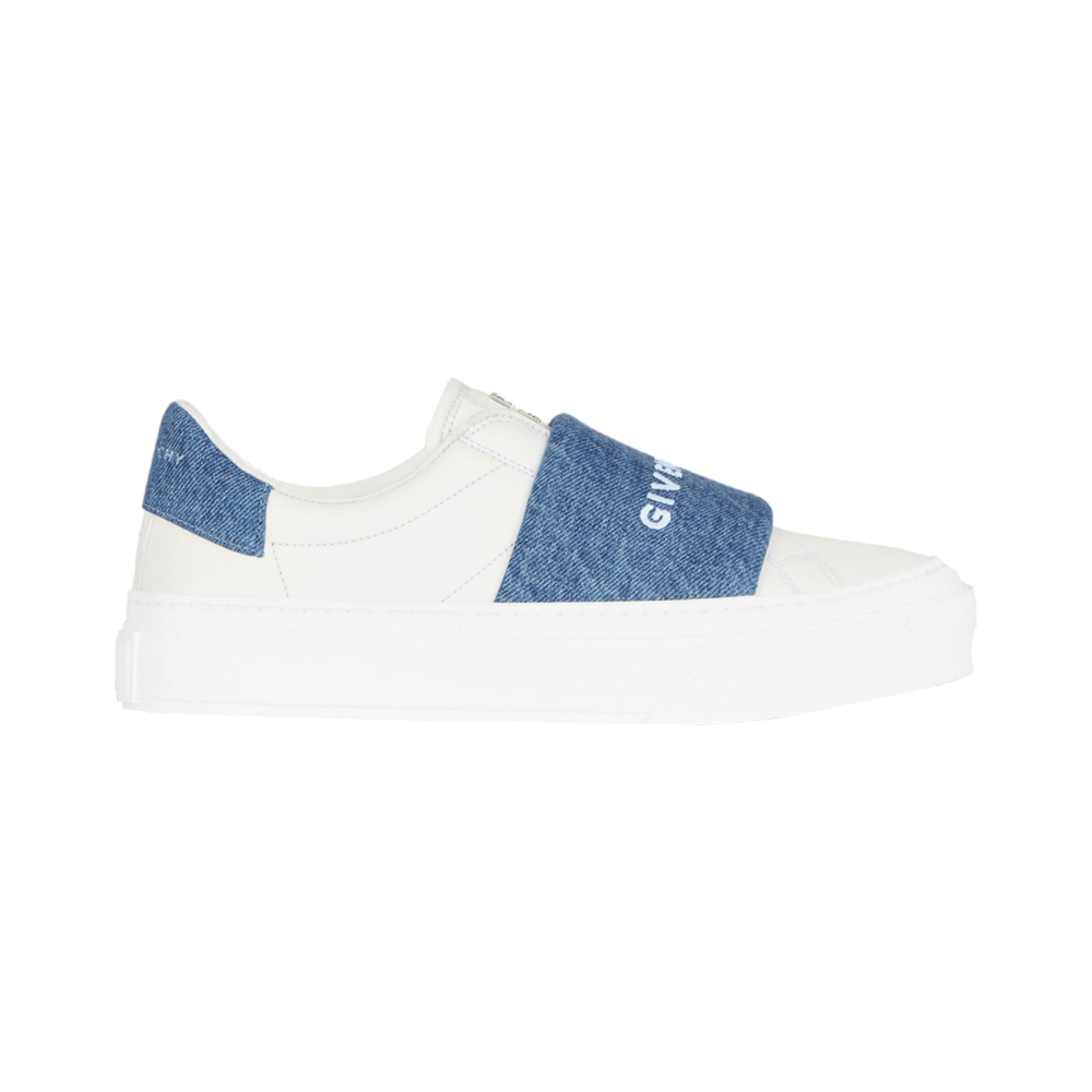 Givenchy City Sport Slip On Sneakers White Denim – voilà.id