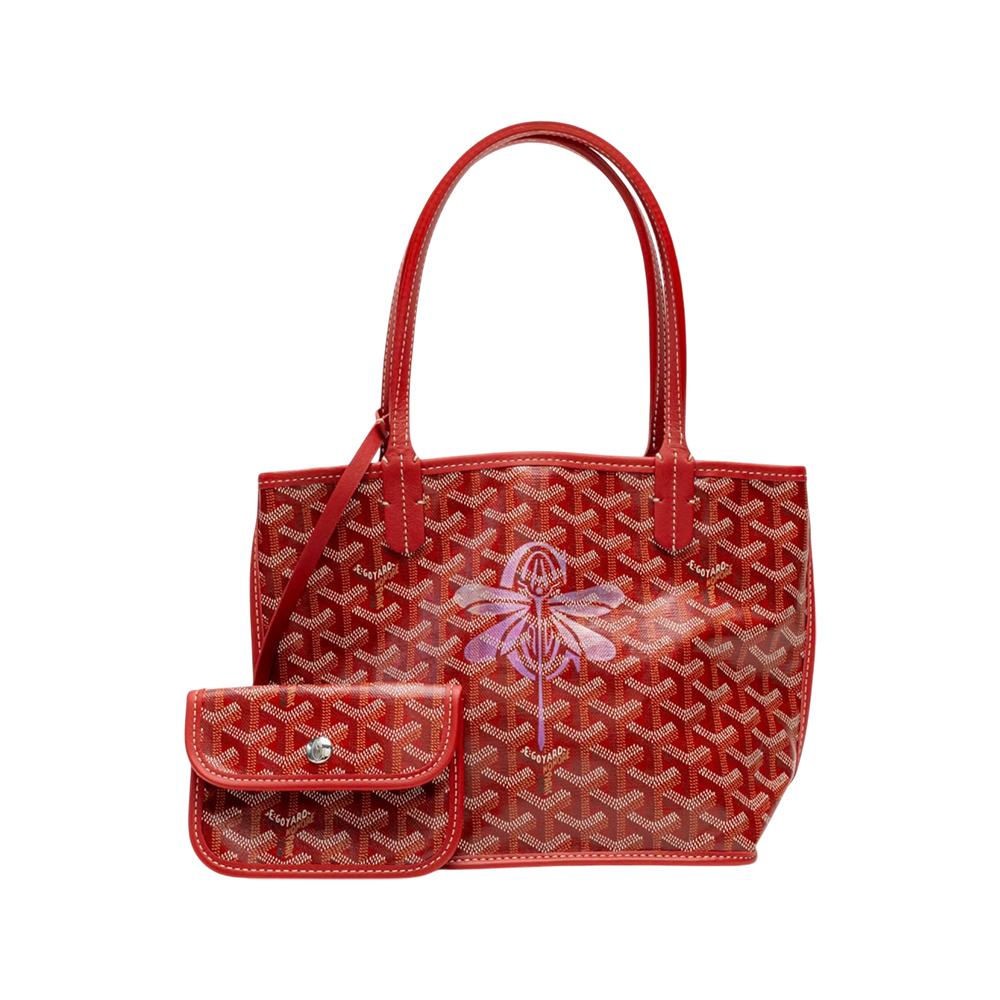 Goyard Anjou Mini Bag Red with Dragonfly Pink – voilà.id