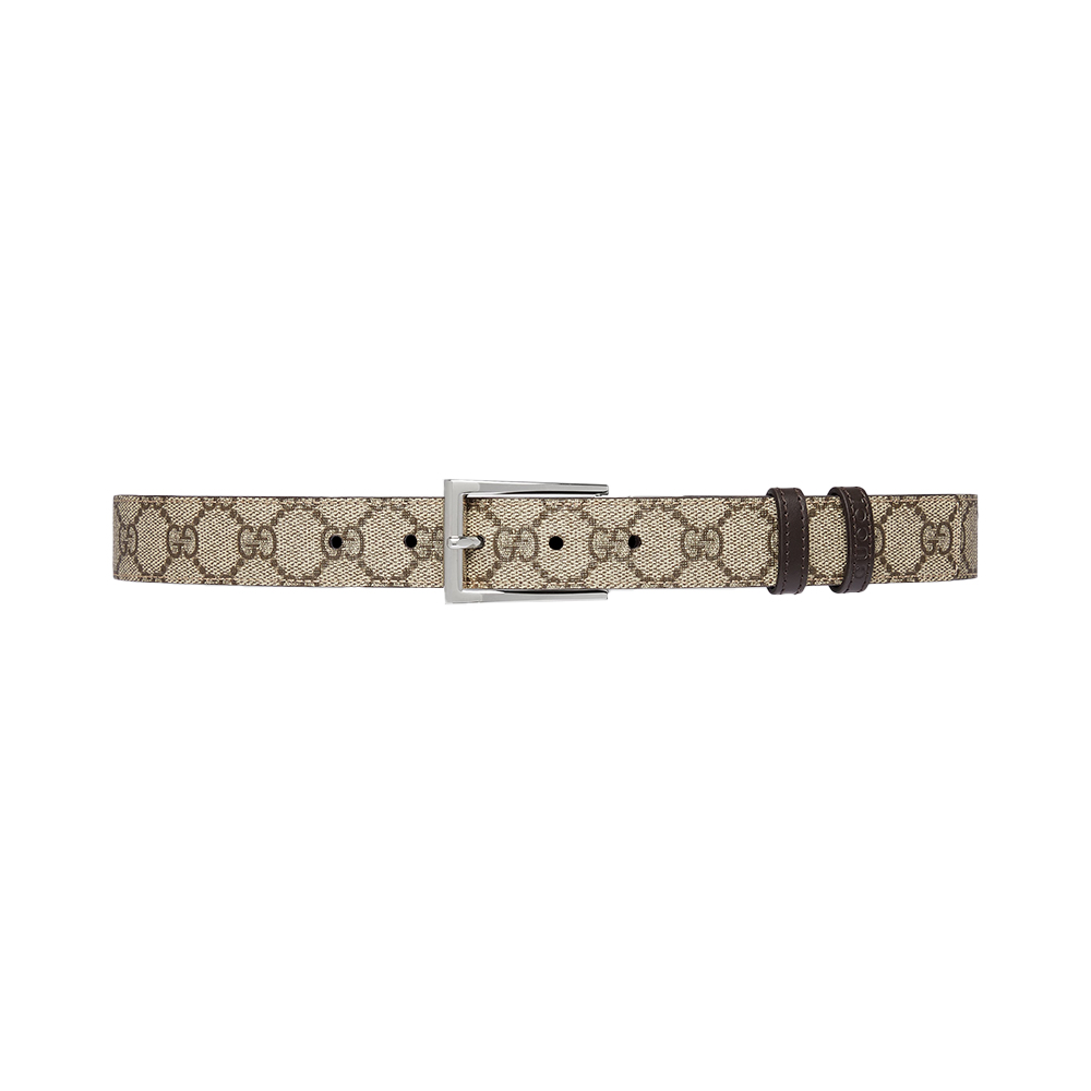 Gucci Rectangular Buckle Reversible Belt 30mm Brown Shw – voilà.id