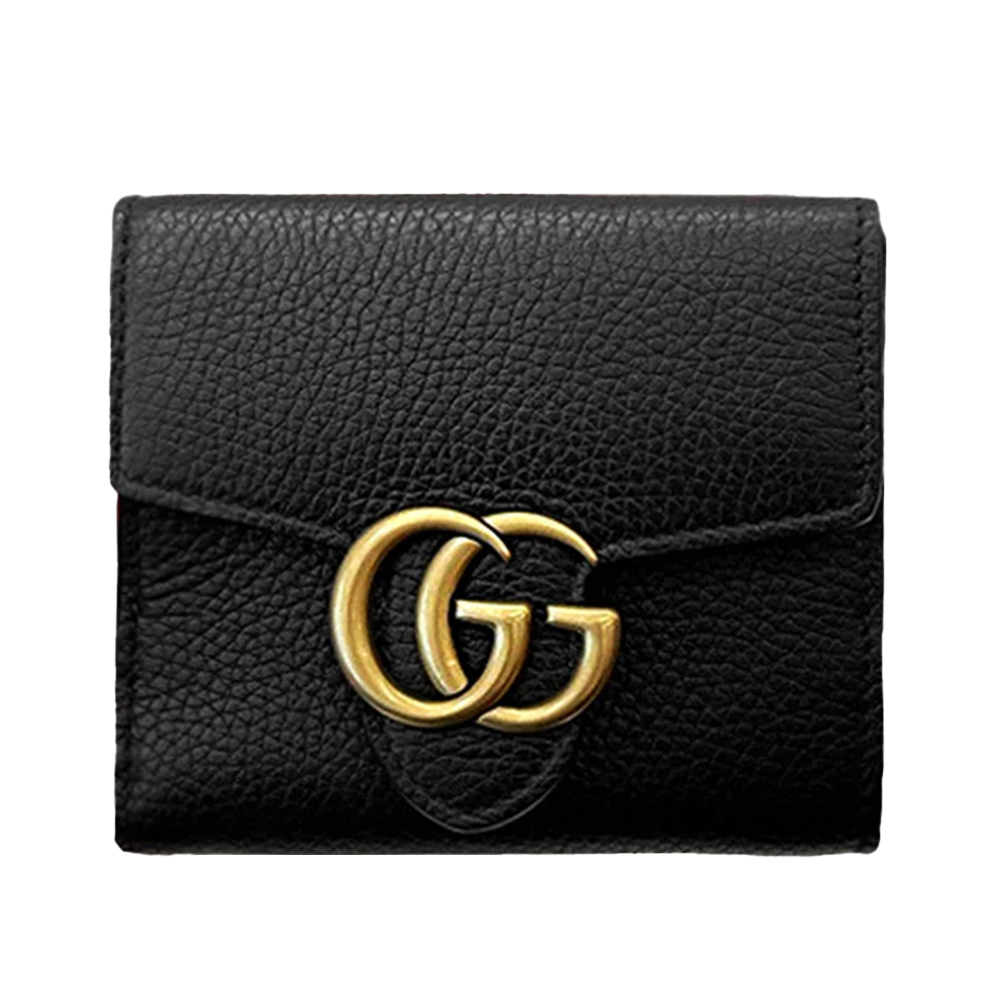 Gucci GG Marmont Bifold Leather Wallet Ivory – voilà.id