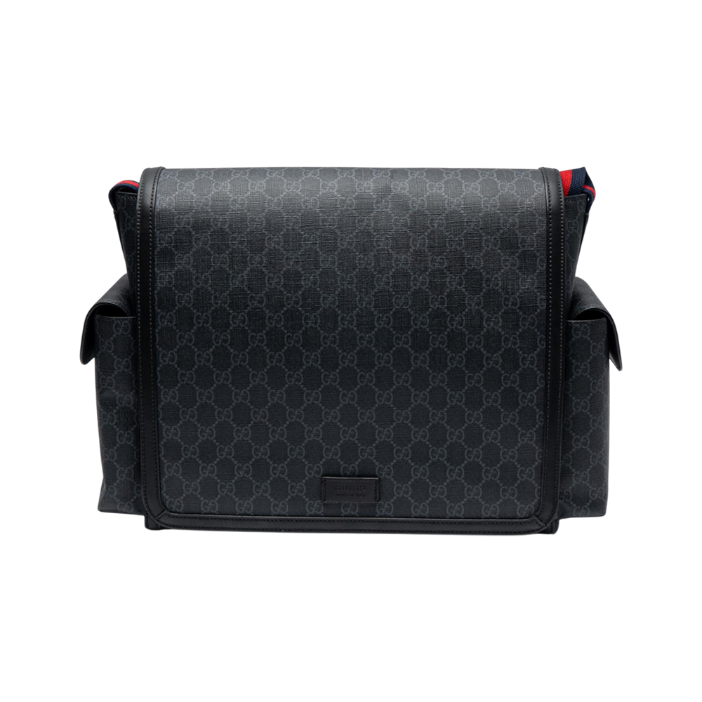 Gucci GG Supreme Canvas Large Changing Bag Black/Grey – voilà.id