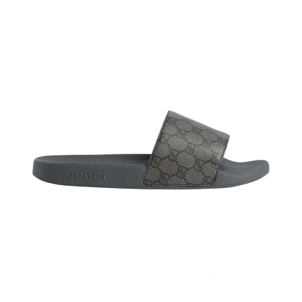 Gucci GG Slide Sandal Black/Grey Men – voilà.id