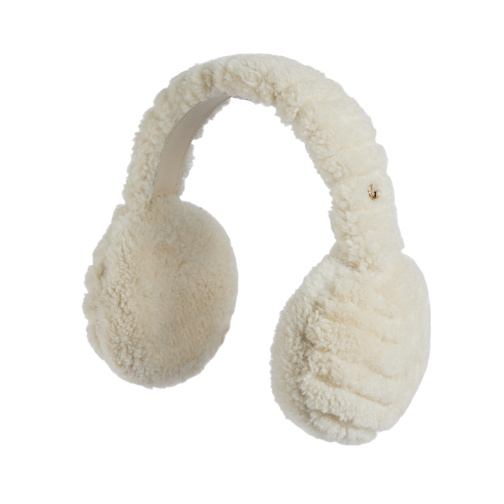 Gucci Double G Shearling Ear Muffs White – voilà.id
