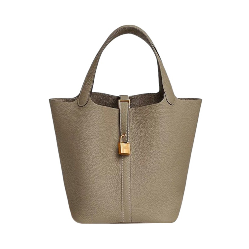 Hermès Picotin 18 Beige Marfa Taurillon Clemence Ghw K – voilà.id